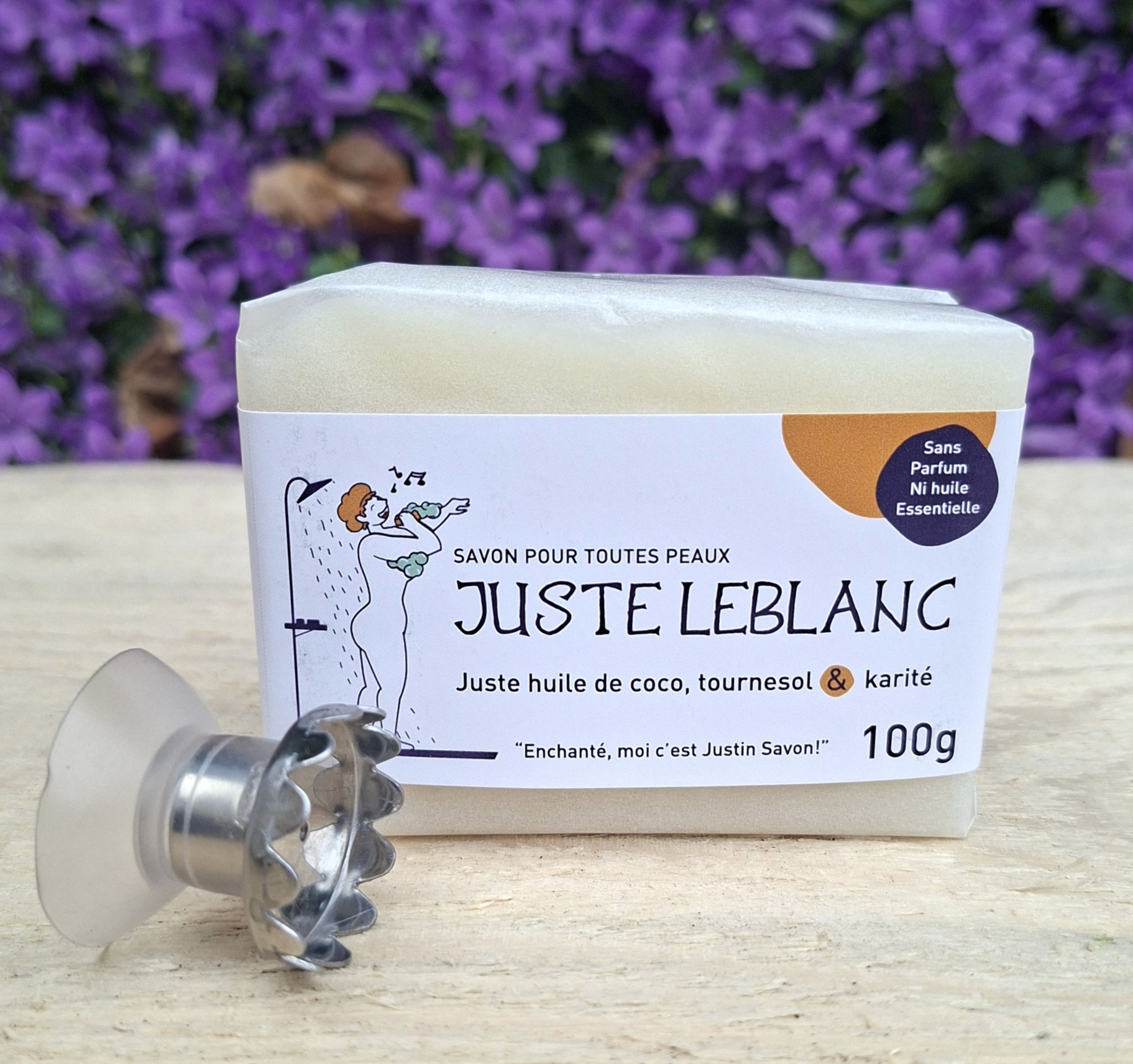 Savon Juste Leblanc 100g |Made in france- Agapanthe-Boutique